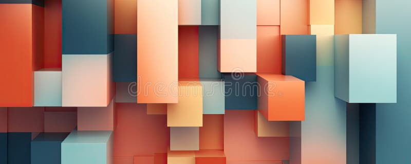 Minimalistic Abstract Background with Intersecting Rectangles, Symbolizing Harmony and Unity ...