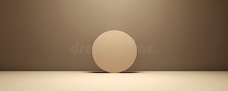 Minimalistic Abstract Background with a Single Ellipse, Representing ...