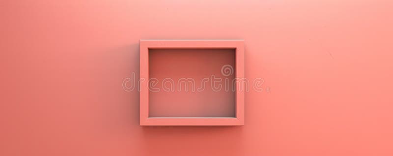 Minimalistic Abstract Background with a Single Rectangle, Representing ...
