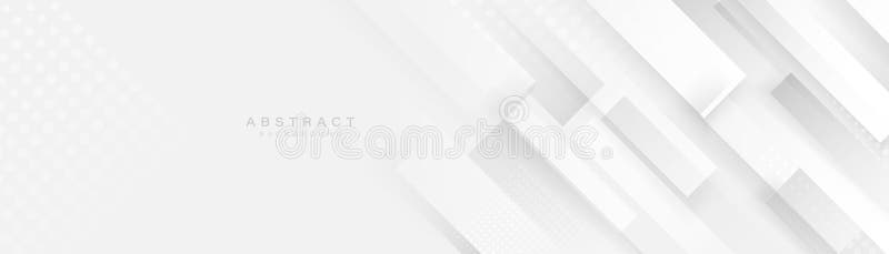 Minimalistic Abstract Background with White Geometric Layers and Dot ...