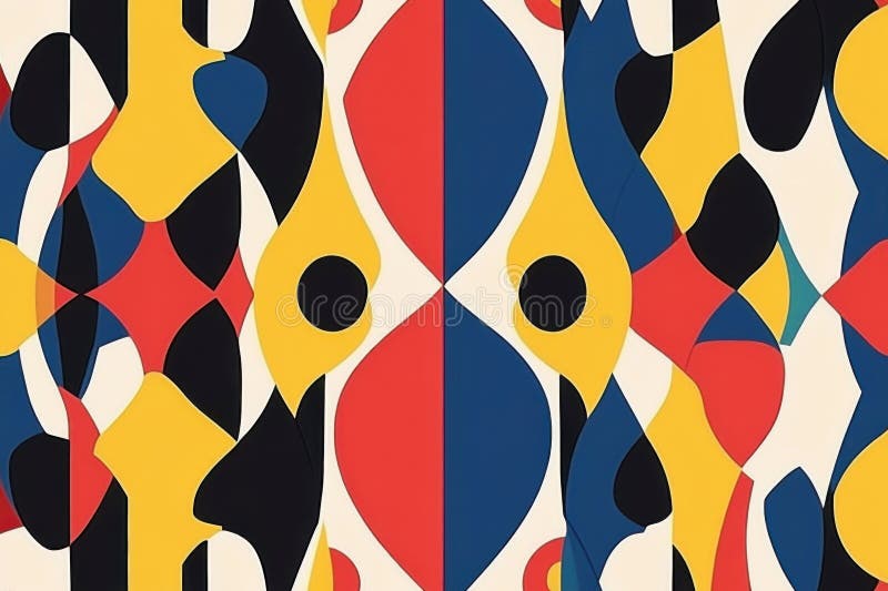 Minimalistic Abstract Design Inspired by Circus Themes and Geometric ...