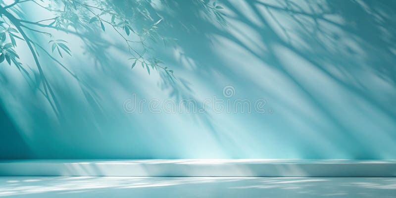 Minimalistic Abstract Gentle Light Blue Background Stock Illustration ...
