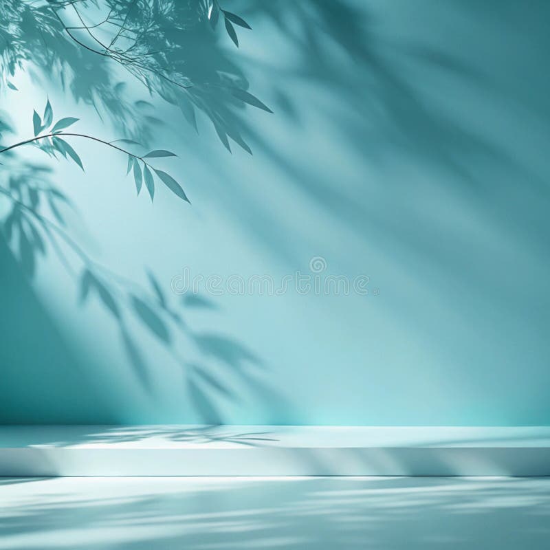 Minimalistic Abstract Gentle Light Blue Background Stock Illustration ...