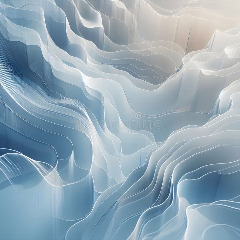 Minimalistic Abstract Glass Texture, Transparent and Reflective with ...