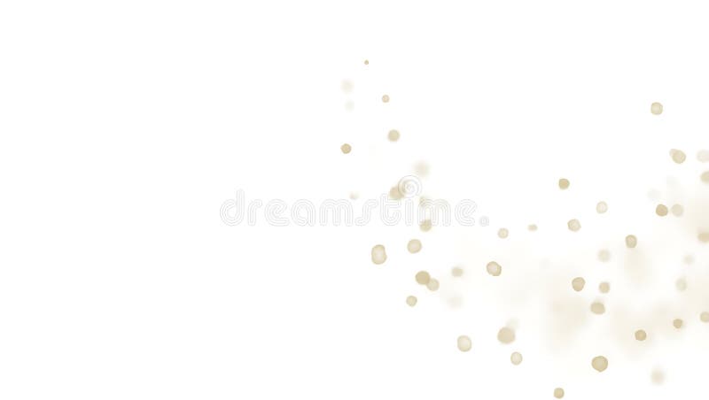 Abstract Beige Spots Scattered on a White Background Creating a Flowing ...