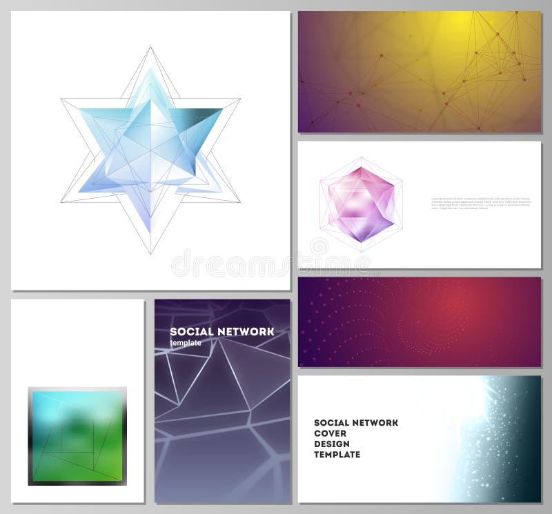 The Minimalistic Abstract Vector Layouts of Modern Social Network ...