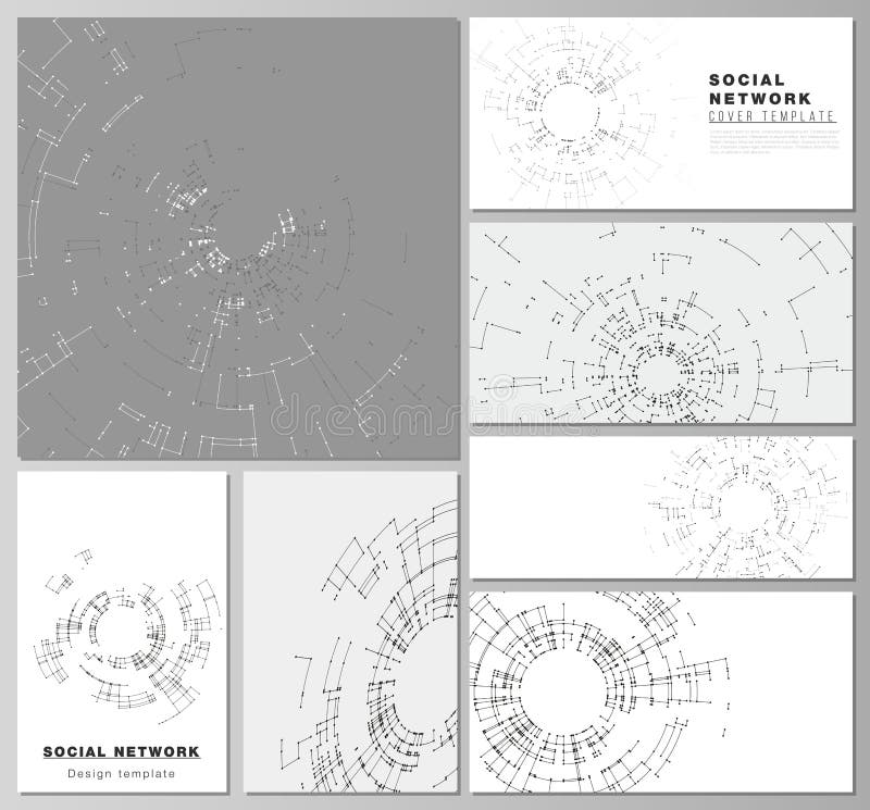 The Minimalistic Abstract Vector Layouts of Modern Social Network ...