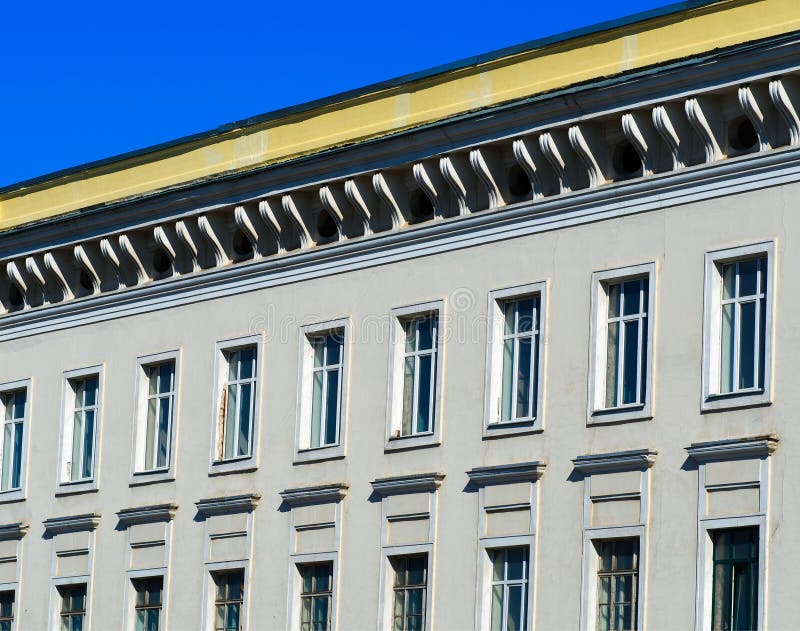 Minimalistic Architecture with Diagonal Roof Background Stock Image ...