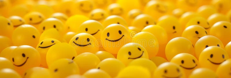 Minimalistic Artwork Featuring Smiling Faces in Warm Shades of Yellow ...