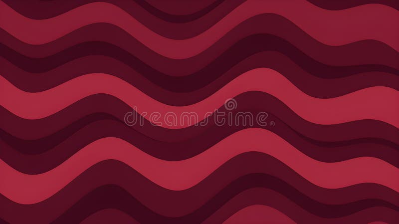 Minimalistic Background of Abstract Waves in Burgundy Colors. Creative ...