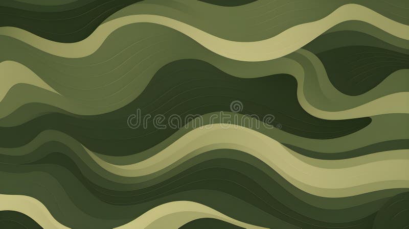 Minimalistic Background of Abstract Waves in Khaki Colors. Creative ...