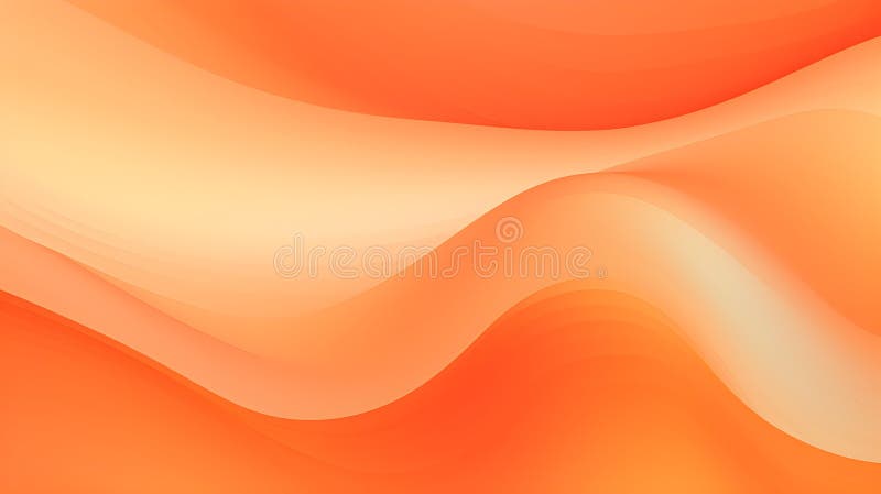 Minimalistic Background of Abstract Waves in Light Orange Colors ...