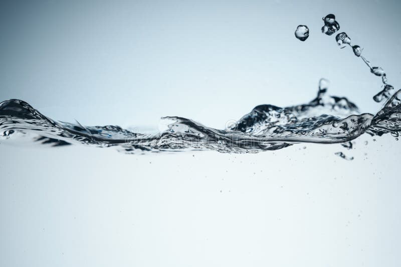 Minimalistic Background with Clear Flowing Water Stock Image - Image of ...