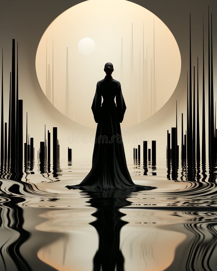 Minimalistic Background in Oriental Philosophical Style Stock ...