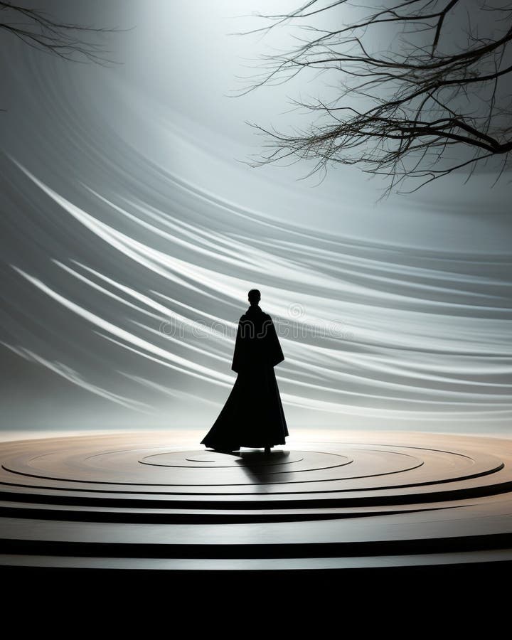 Minimalistic Background in Oriental Philosophical Style Stock ...