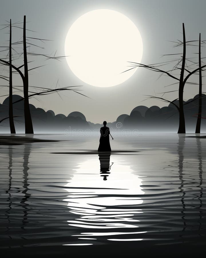 Minimalistic Background in Oriental Philosophical Style Stock ...