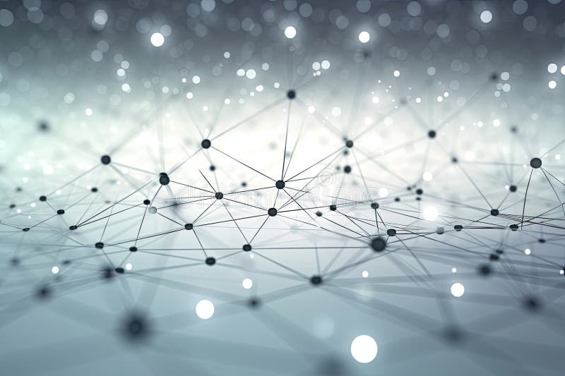 Minimalistic Background with Sleek Devices and Interconnected Network ...