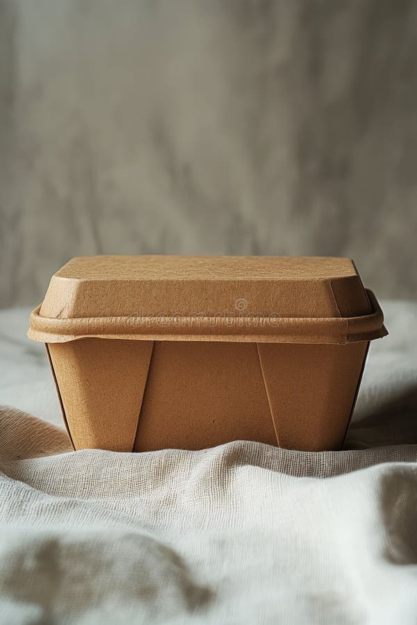 Minimalistic Bagasse Container Showcases Sustainable Packaging Solution ...