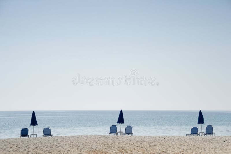 Minimalistic Beach Photo - Horizontal Stock Image - Image of ...