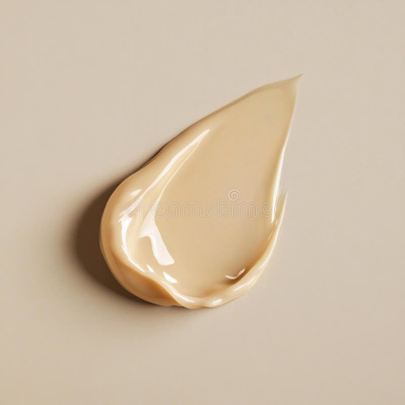 Minimalistic Beauty Cream Texture on Neutral Background Stock Image ...