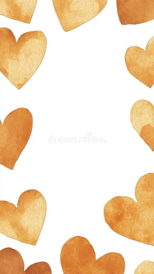 A Minimalistic Beige Valentines Day Background with Empty Middle ...