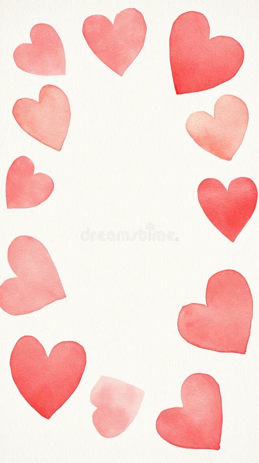A Minimalistic Beige Valentines Day Background with Empty Middle ...