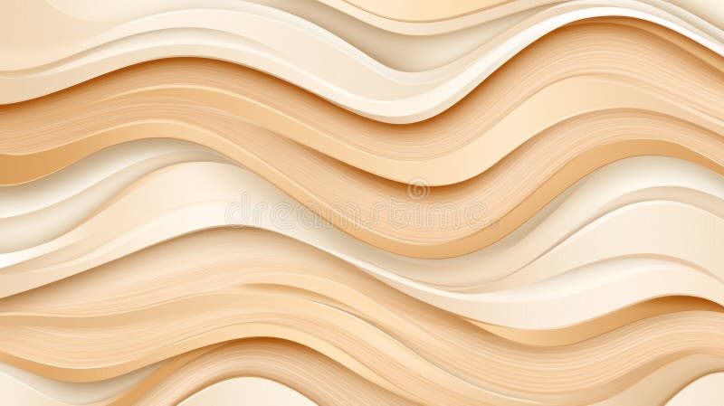 Minimalistic Beige Wave Abstract Background for Presentations Stock ...