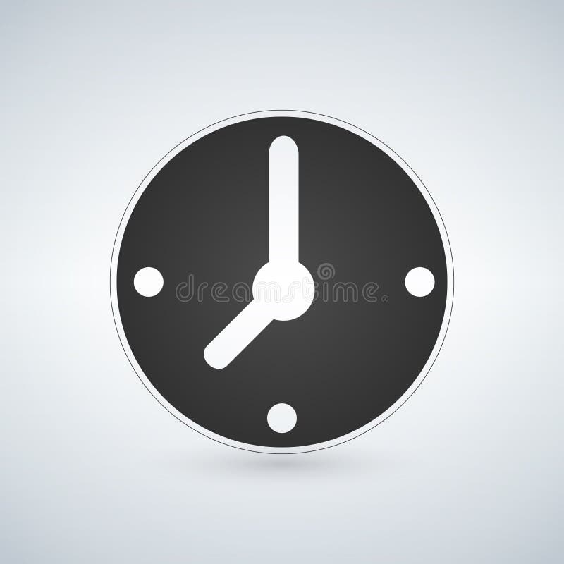 Mechanical Circle Clock Dial Set. Vector Stock Vector - Illustration of ...