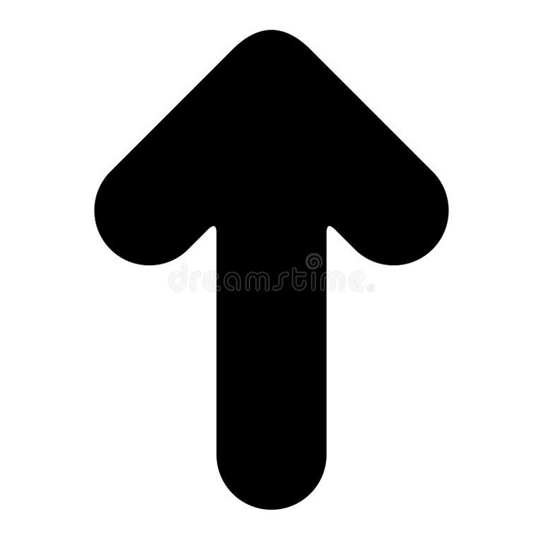 Minimalistic Black Rounded Arrow Icon Template Stock Vector ... Minimalistic Black Rounded Arrow Icon Template Stock Vector ...