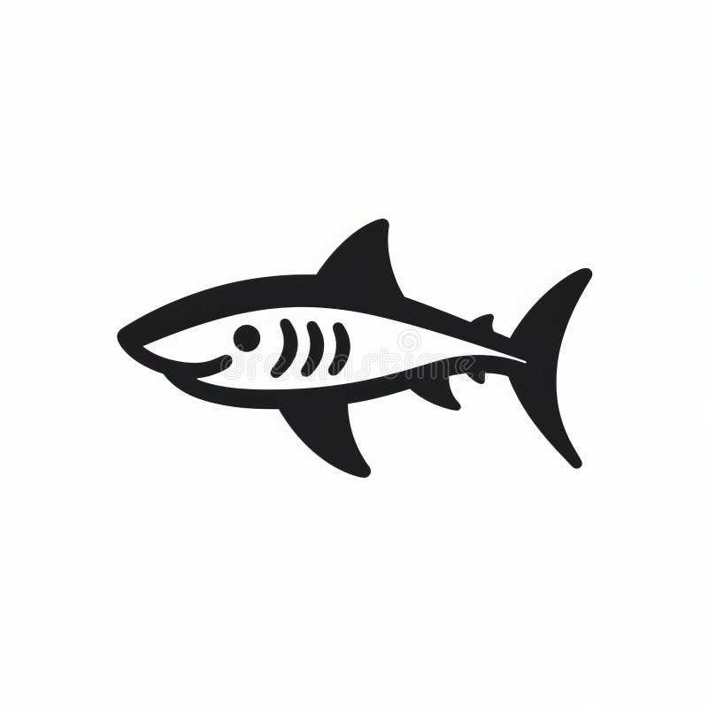 Monochromatic Shark Stock Illustrations – 180 Monochromatic Shark Stock ...