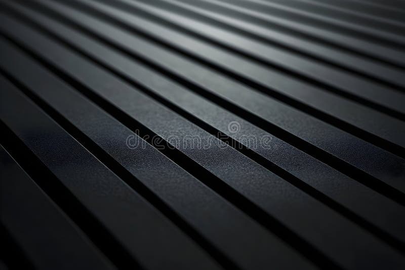 Minimalistic Black Texture with Receding Parallel Lines Creating a ...