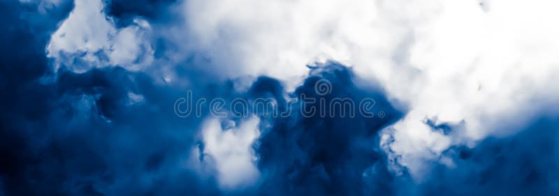 Minimalistic Blue Cloudy Background As Abstract Backdrop, Minimal ...