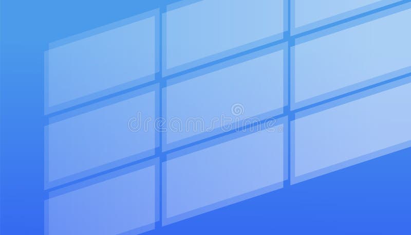 Minimalistic blue window stock illustration. Illustration of background ...