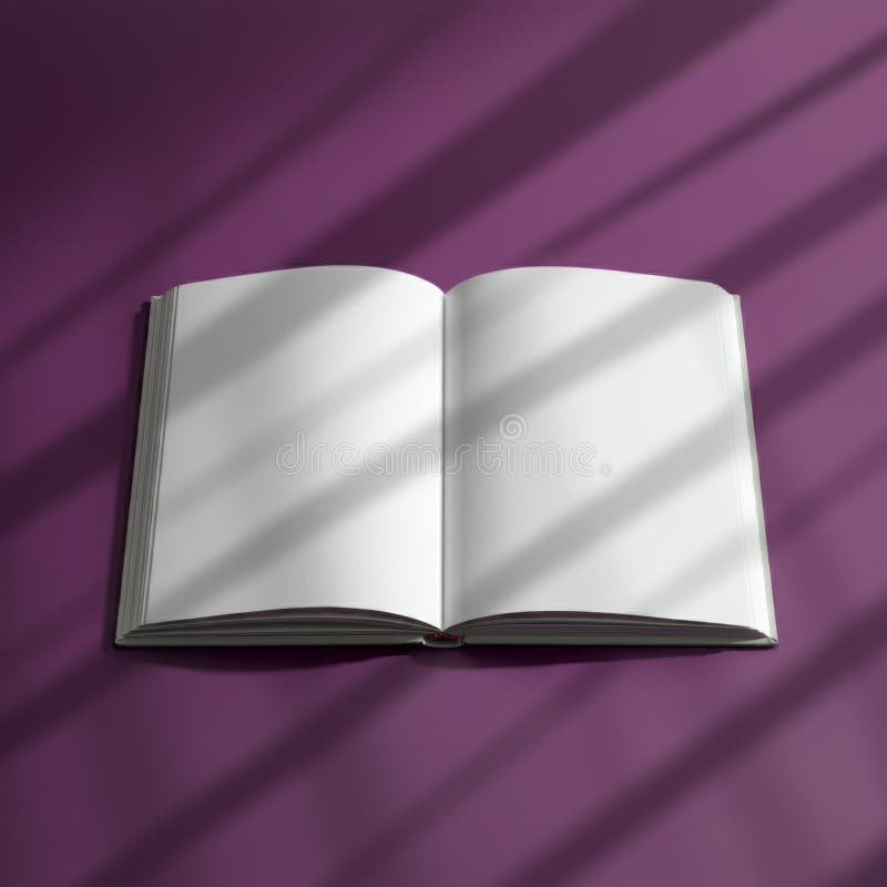 Book Cover Mockup Design Background Stock Illustration - Illustration ...