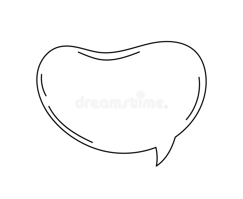 Minimalistic Bubble Speech Concept Stock Vector - Illustration of ...