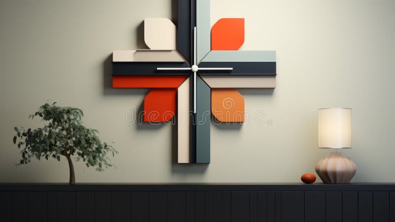 Minimalistic Catholic Cross Design Ai Generated Stock Illustration ...