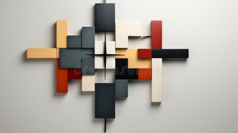 Minimalistic Catholic Cross Design Ai Generated Stock Illustration ...