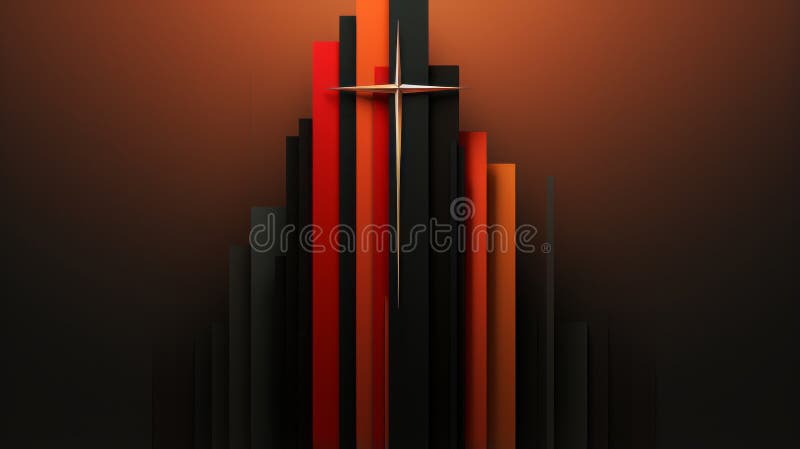 Minimalistic Catholic Cross Design Ai Generated Stock Illustration ...