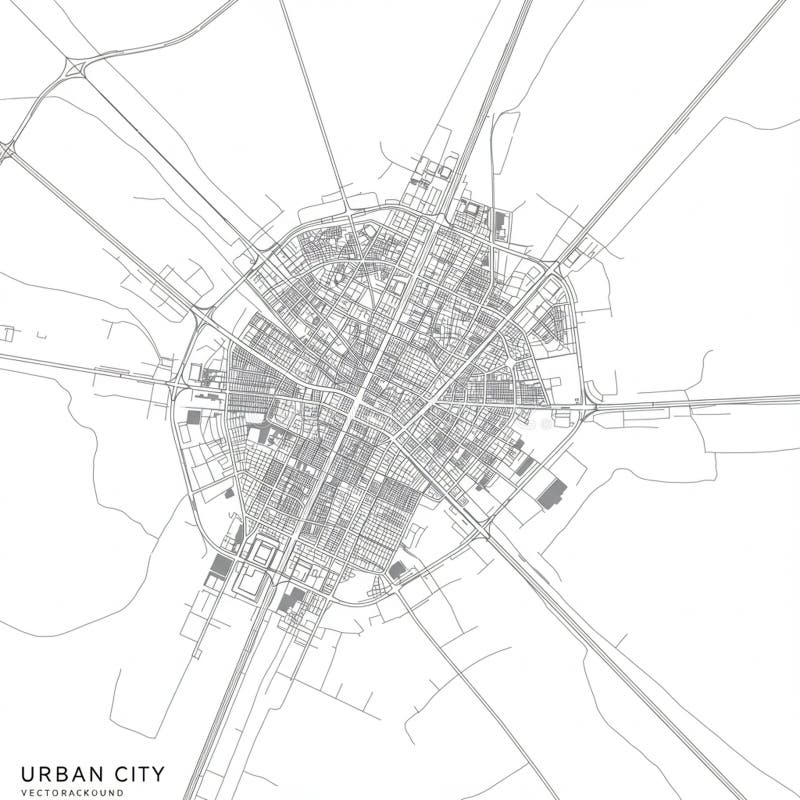 Circular Urban Layout Stock Illustrations – 1,014 Circular Urban Layout ...