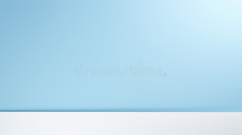 Minimalistic Clean Light Blue Background AI Generated Stock ...
