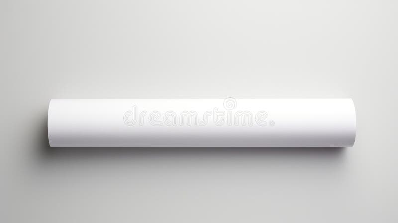 Minimalistic Clean Rolled Paper Floating Vertically AI Generated Stock ...