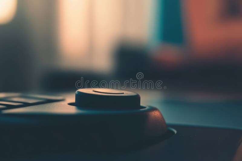 Minimalistic Close-up of a Toggle Button for Modern Design Concepts ...