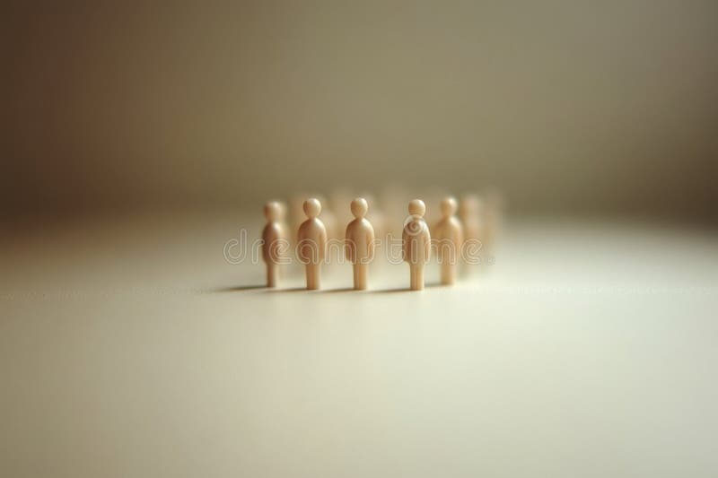 Minimalistic Community Symbol Depicting Unity and Togetherness Stock ...