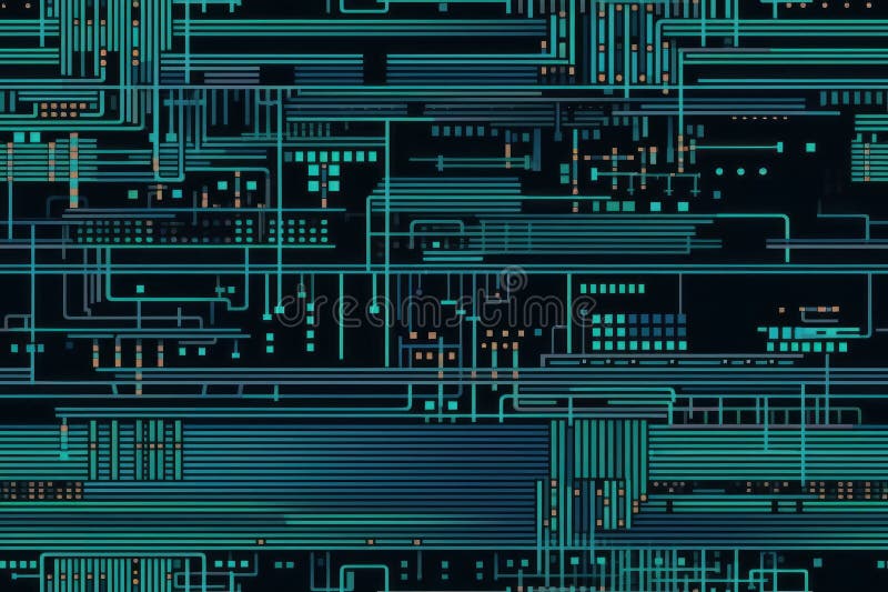 Minimalistic Conception of Programming Code. Beautiful Seamless Pattern ...