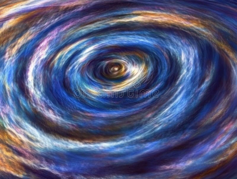 Minimalistic Cosmic Swirl in Galaxy Concept for Design Projects Stock ...