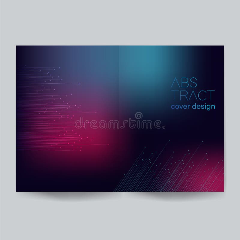 Minimalistic Cover Design - Illustration.Backgrounds, Connection ...