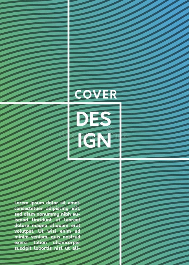 Minimalistic Cover Design Template Stock Photo - Image of design, cover ...