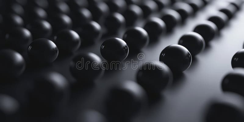 A Minimalistic 3D Background Displaying a Row of Perfectly Aligned ...