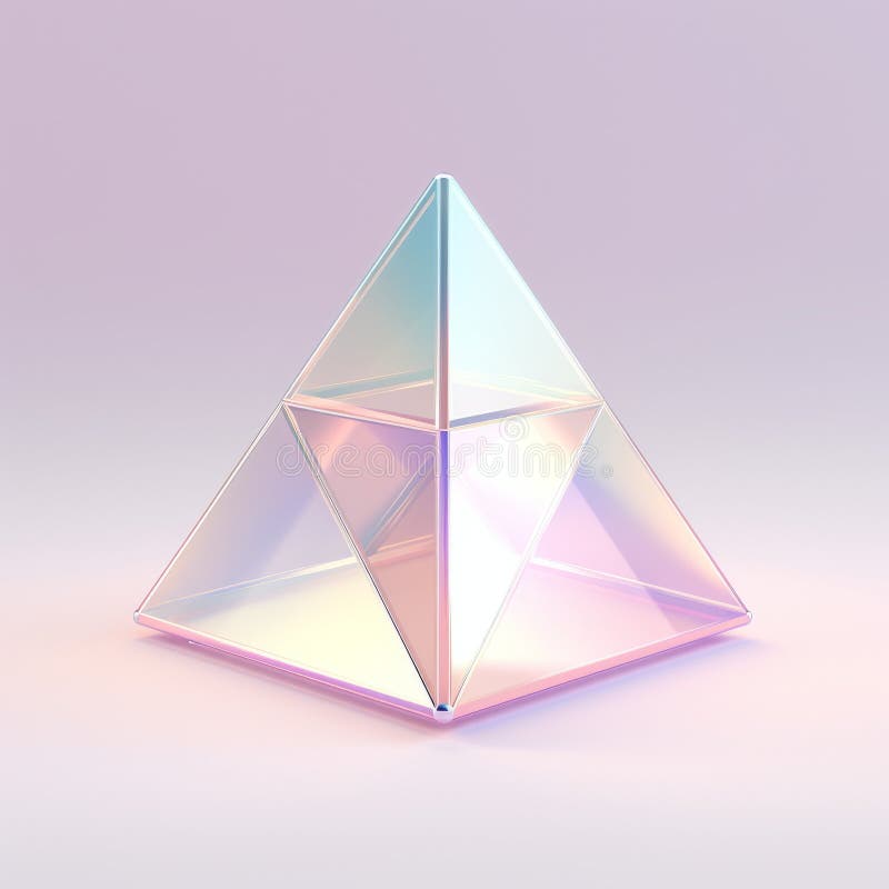 Minimalistic 3d Pyramid in Subtle Gradients - Virtual Reality Design ...