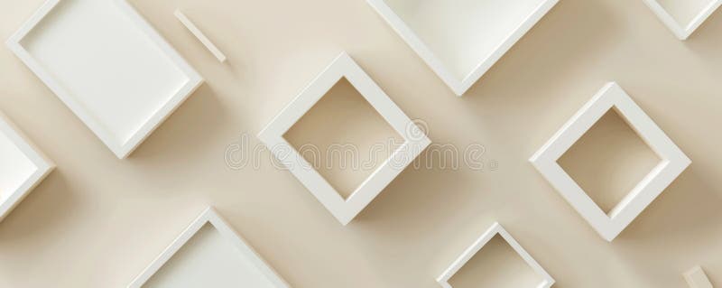 Minimalistic 3d Render of Simple Geometric Shapes in Neutral Shades ...